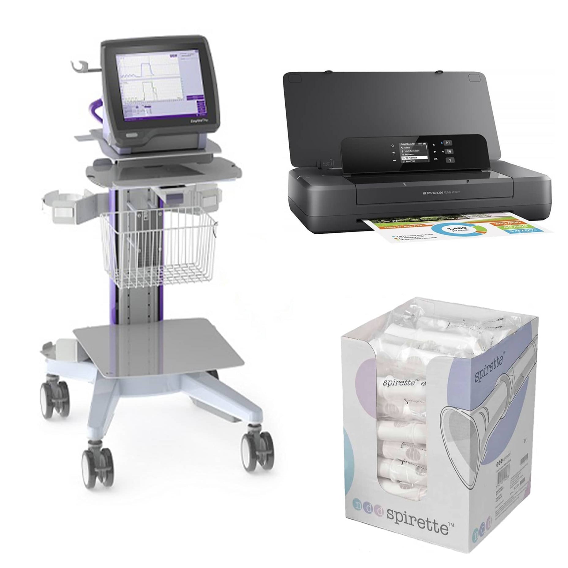 ndd Medical EasyOne Pro LAB: Cart & Printer Kit | BuyDirect & Save