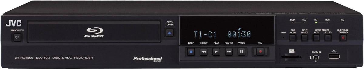 JVC SR-HD1500US Blu-ray Disc & HDD Recorder USED | BuyDirect & Save
